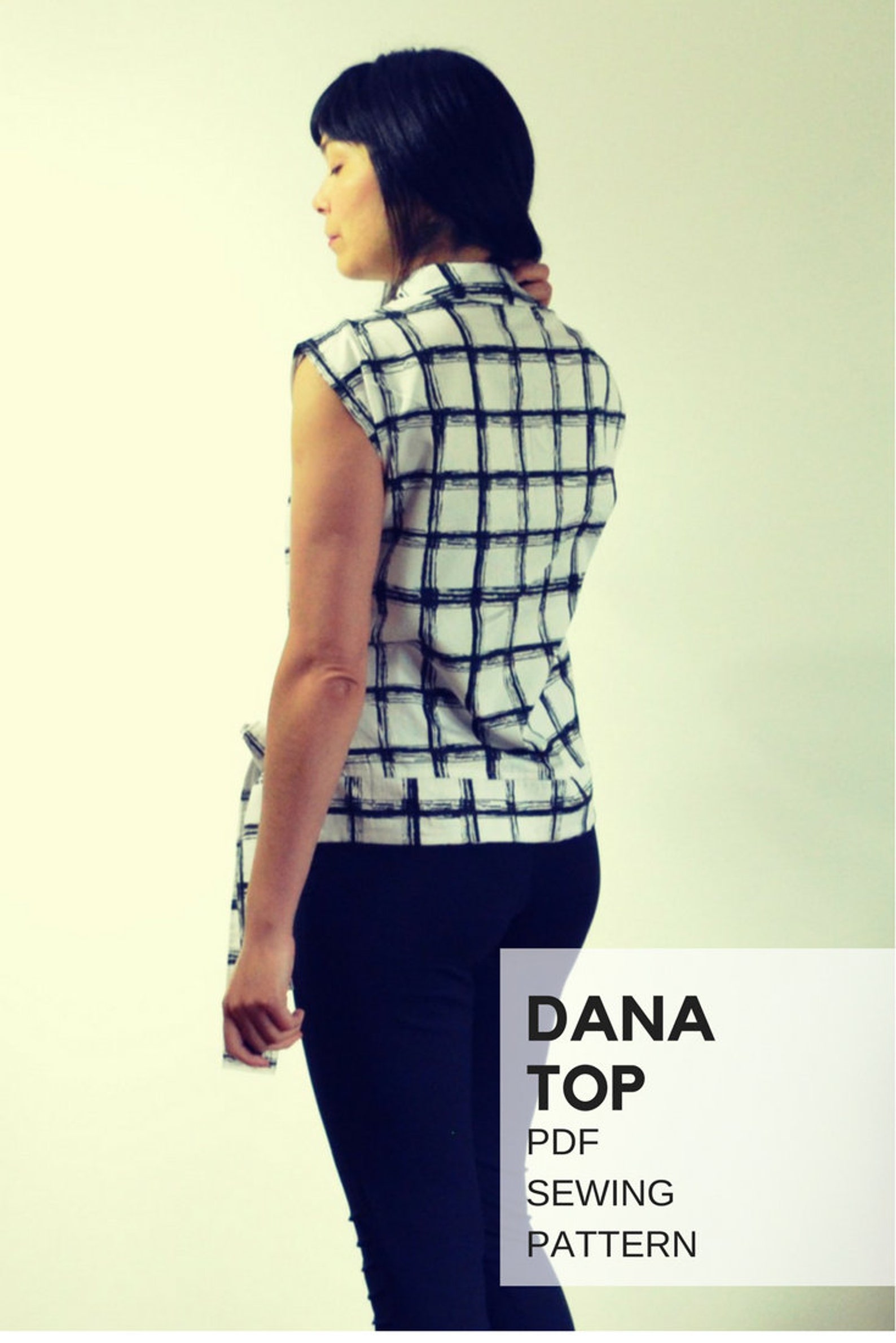 DANA TOP PDF Sewing Pattern and Sewing Tutorial for Women. Woven ...