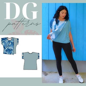 Julia Top PDF Sewing Pattern - Etsy Canada