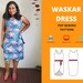 Waskar Dress for WOMEN PDF Sewing Pattern and Sewing Tutorial - Etsy Canada