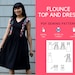 The Flounce Dress and Top PDF Sewing Pattern: the Files Include a Step ...
