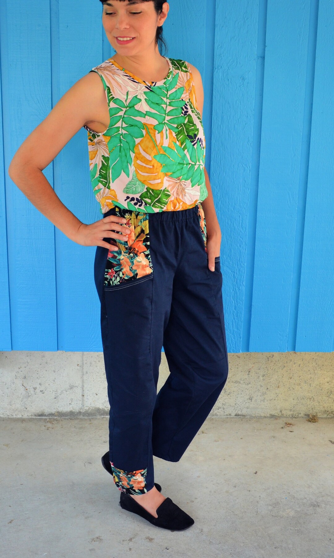 The Constance Pants and Top PDF Sewing Pattern and Sewing Tutorial for Women - Etsy