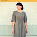 The Silva Top and Dress PDF Sewing Pattern and Tutorial for Women. Knit ...