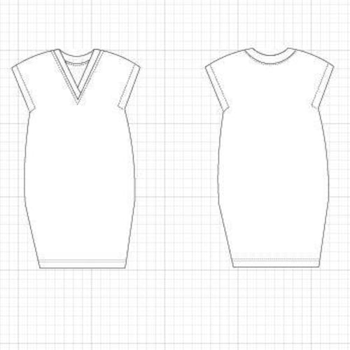 Pascal Top and Dress PDF Sewing Pattern - Etsy