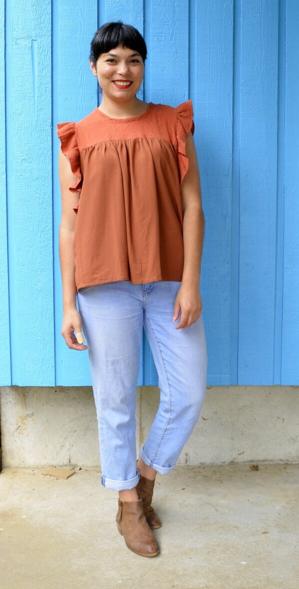 Roberta Top PDF sewing pattern and printable sewing tutorial | Etsy