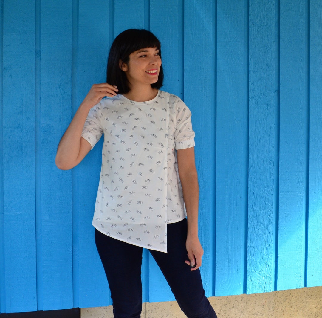 Dawna Top PDF Sewing Pattern and Printable Sewing Tutorial - Etsy