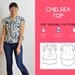 The Chelsea Top PDF Sewing Pattern and Sewing Tutorial - Etsy
