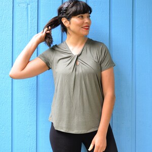 The Ivy Knit Top PDF Sewing Pattern. Digital Download - Etsy