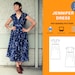 Jennifer Dress PDF Sewing Pattern and Sewing Tutorial - Etsy