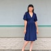 Clare Dress Pattern: A Wrap Dress With Gathered Skirt and Flared ...
