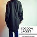 Cocoon Jacket PDF Sewing Pattern and Tutorial With Sizes From 4 to 22 ...