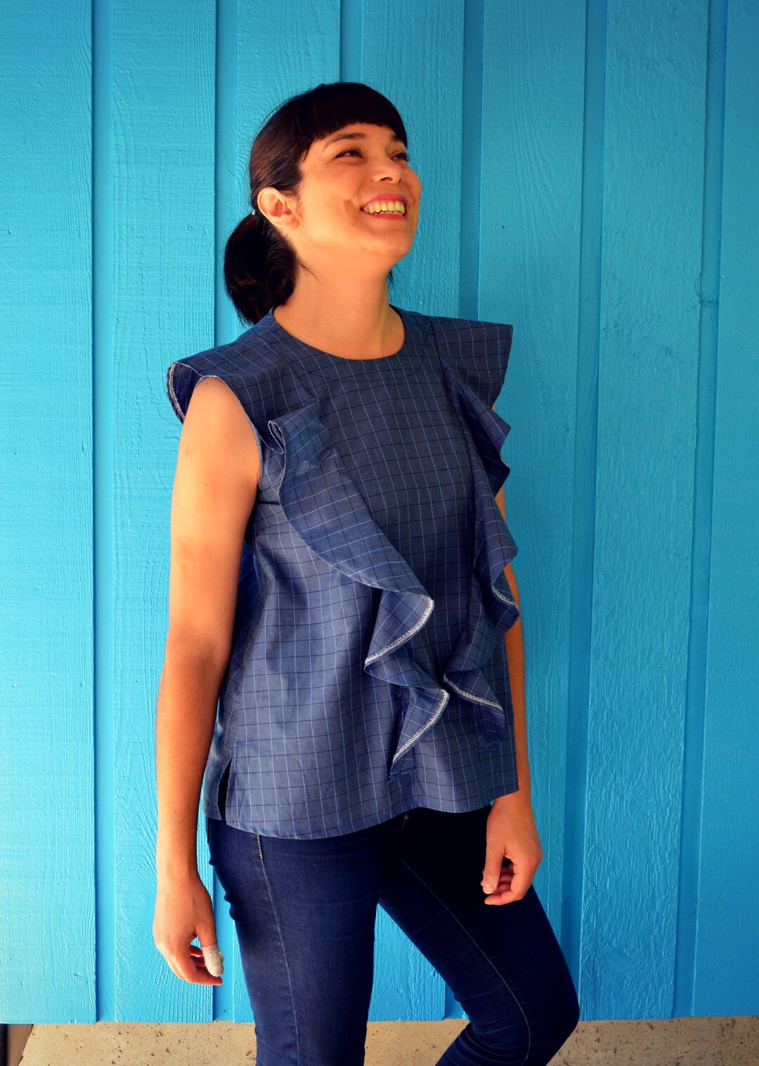 Nazareno Woven Top PDF Sewing Pattern and Printable Sewing Tutorial for ...