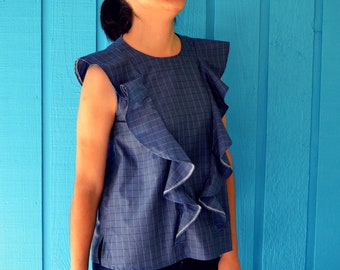 Patron de couture Hannah Top and Dress PDF et tutoriel de couture étape ...