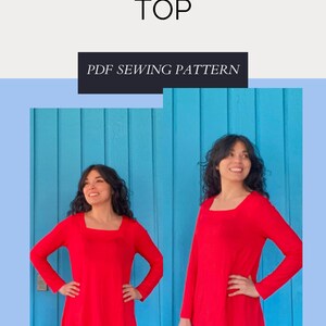 The Toto Top PDF Sewing Pattern and Sewing Tutorial - Etsy