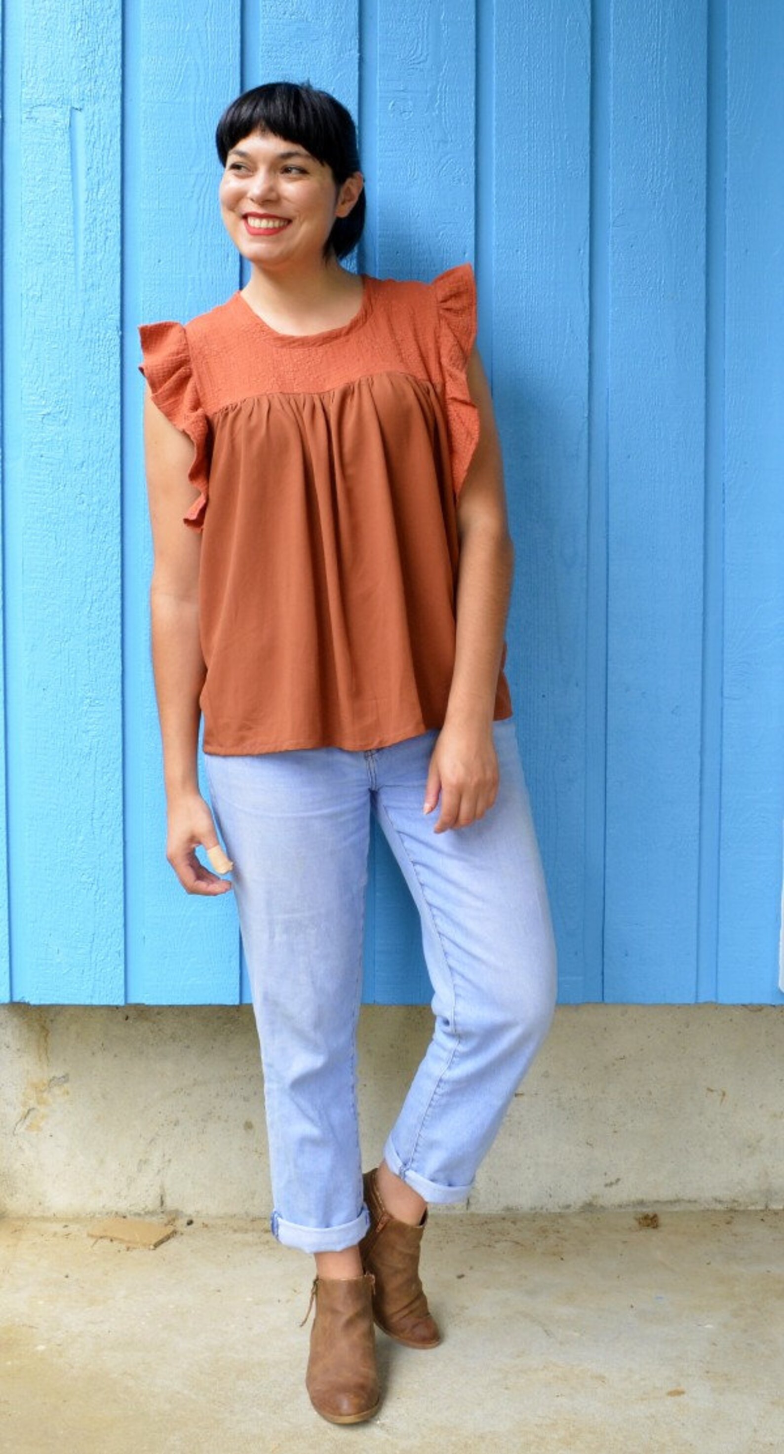 Roberta Top PDF Sewing Pattern and Printable Sewing Tutorial - Etsy