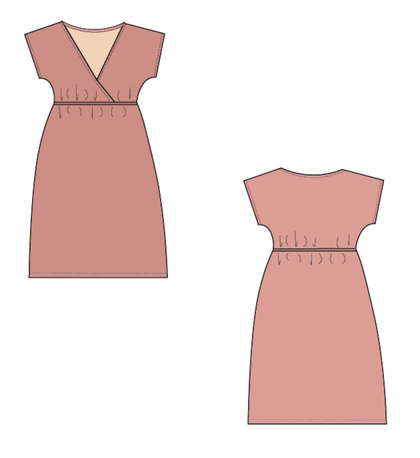 Harper Dress PDF SEWING Pattern and Tutorial - Etsy Canada