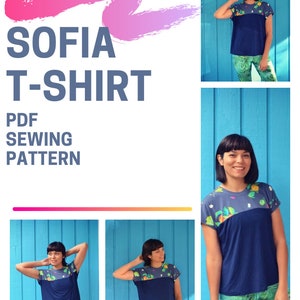 Sofia Knit Top PDF Sewing Pattern and Sewing Tutorial - Etsy Canada