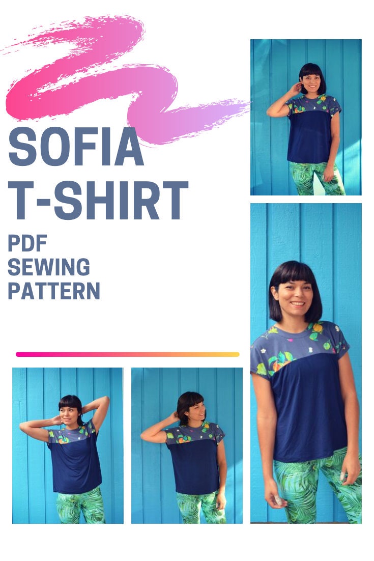 Sofia Knit Top PDF Sewing Pattern and Sewing Tutorial - Etsy Canada