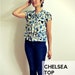 The Chelsea Top PDF Sewing Pattern and Sewing Tutorial - Etsy