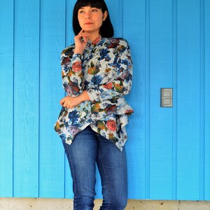 Waterfall Cardigan PDF Sewing Pattern and Tutorial - Etsy