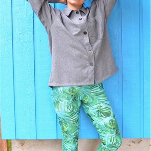 Ruby Overshirt PDF Sewing Pattern and Sewing Tutorial - Etsy Canada