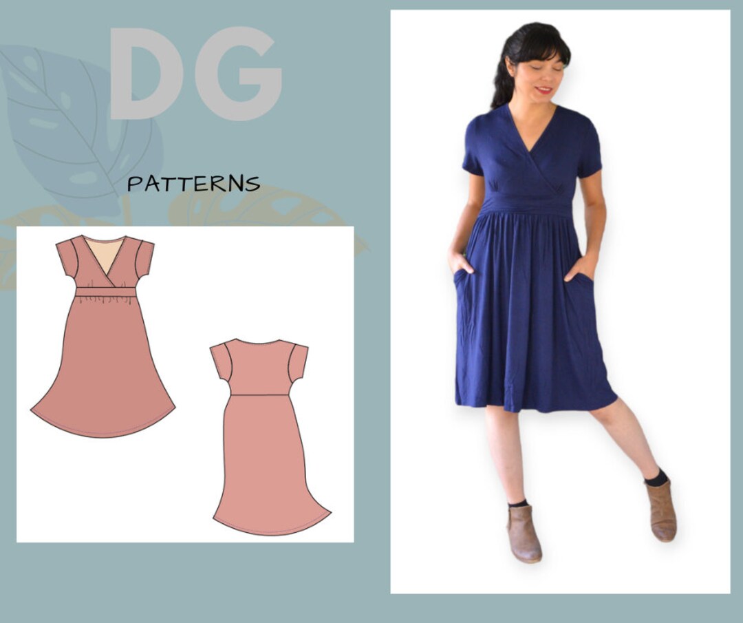 The Filomena Dress PDF Sewing Pattern and Sewing Tutorial - Etsy