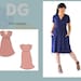 The Filomena Dress PDF Sewing Pattern and Sewing Tutorial - Etsy