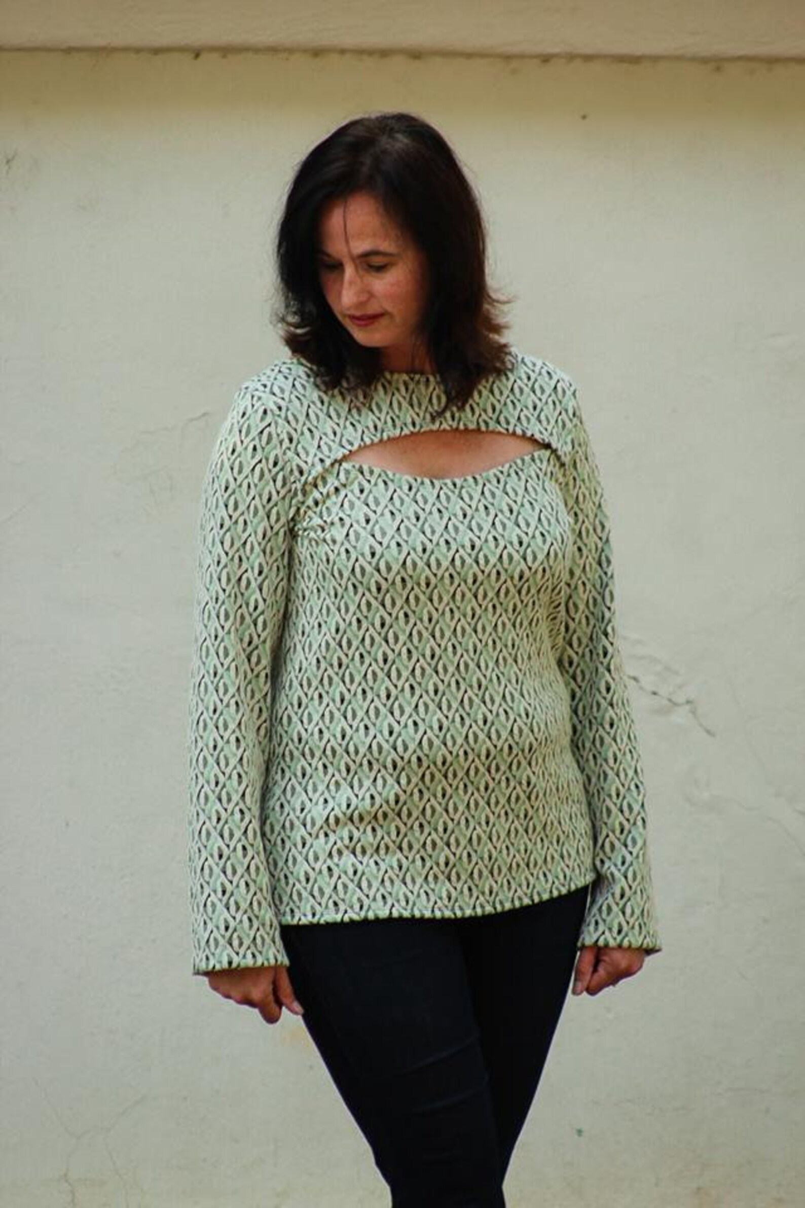 CUTOUT Top: Printable PDF Sewing Pattern for Women. Easy Beginner ...