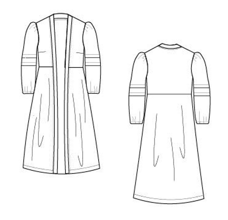 Robe Dress for WOMEN PDF Sewing Pattern and Sewing Tutorial - Etsy Canada