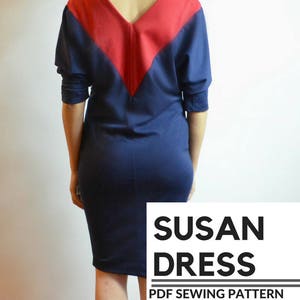 Susan Dress PDF Sewing Pattern and Sewing Tutorial Including Sizes 4 to ...