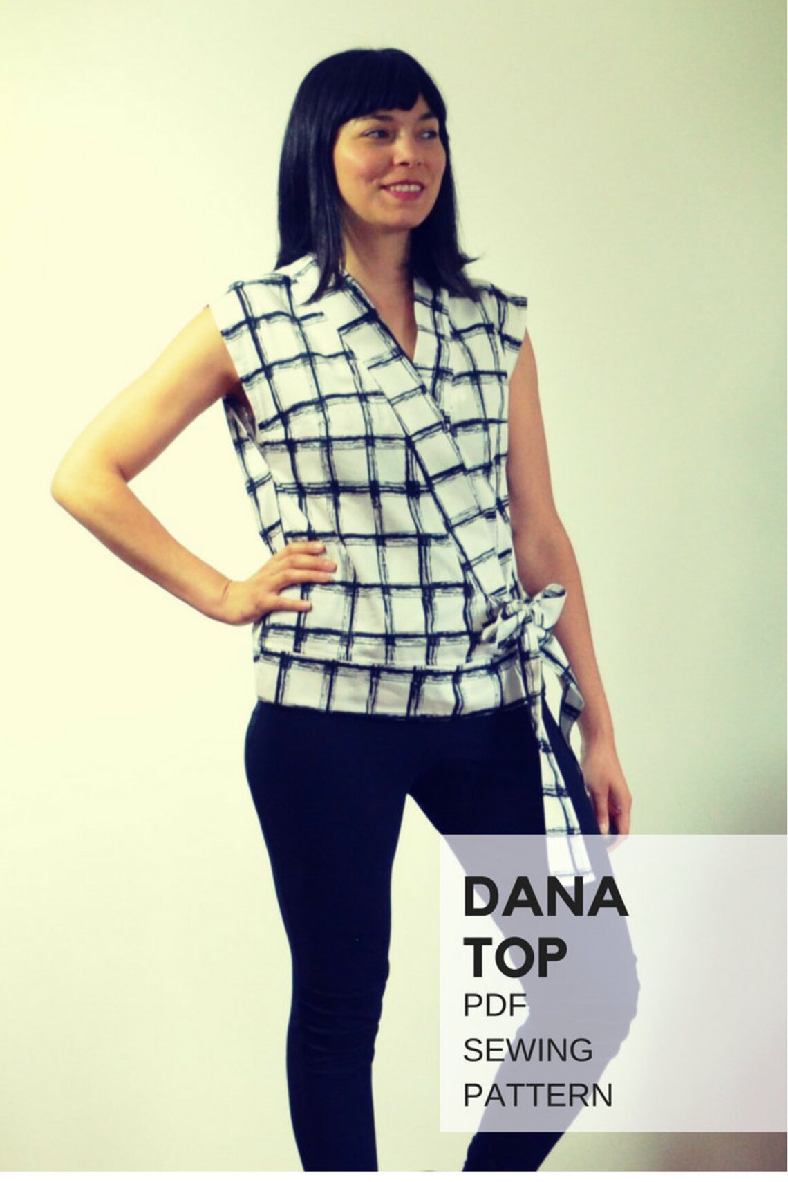 DANA TOP PDF Sewing Pattern and Sewing Tutorial for Women. Woven ...