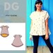 Marion Top PDF Sewing Pattern and Tutorial - Etsy