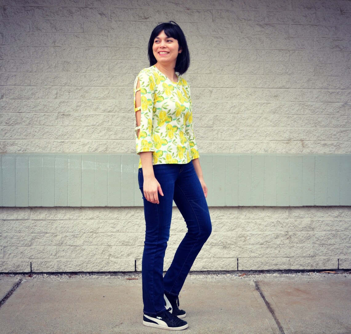 The Lana Top and Dress PDF Sewing Pattern and Sewing Tutorial. - Etsy