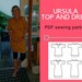 The Ursula Knit Top and Dress PDF Sewing Pattern - Etsy Canada