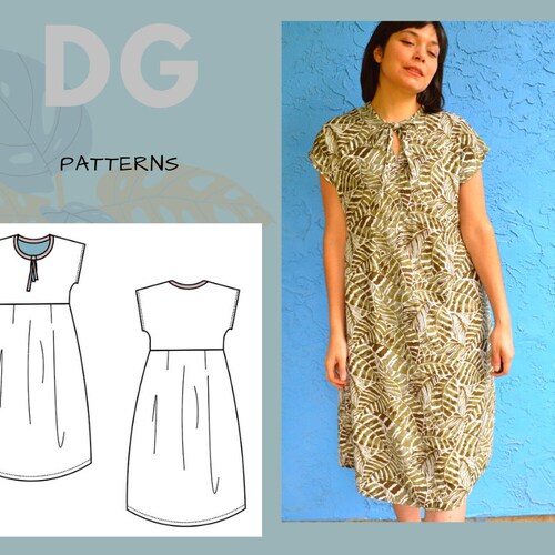Crossover Top PDF Sewing Pattern and Printable Tutorial - Etsy