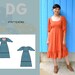 Gina Dress PDF Sewing Pattern and Tutorial - Etsy