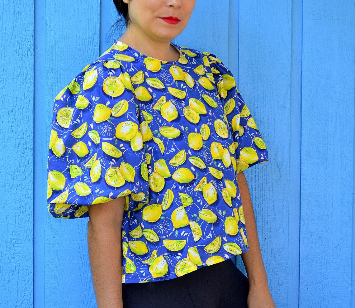 Angelina top PDF sewing pattern and printable sewing tutorial | Etsy