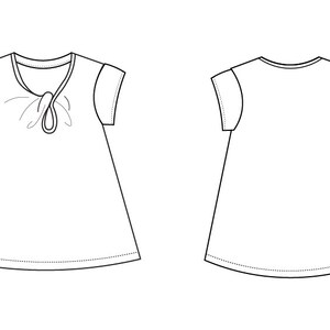 The Ivy Knit Top PDF Sewing Pattern. Digital Download - Etsy