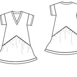 Tamara Dress for WOMEN PDF Sewing Pattern and Sewing Tutorial - Etsy