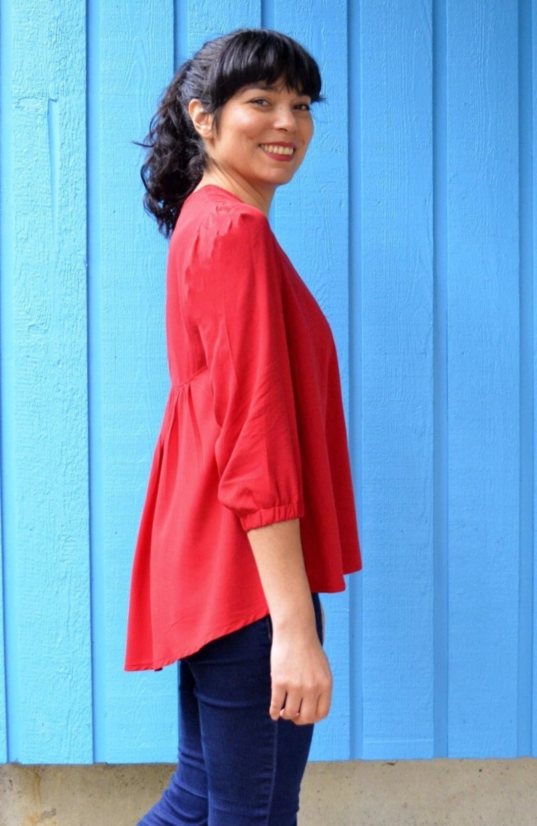 Theodora Blouse PDF Sewing Pattern and Tutorial - Etsy