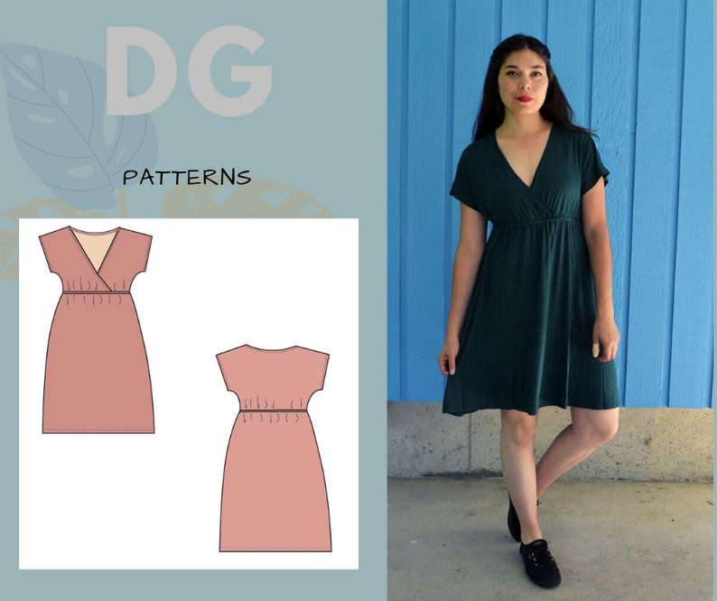 Harper Dress PDF SEWING Pattern and Tutorial - Etsy UK