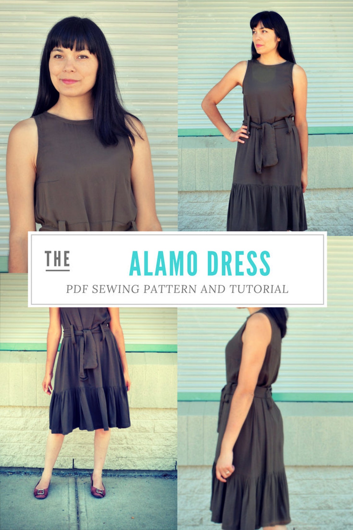 The Alamo Dress PDF Sewing Pattern - Etsy
