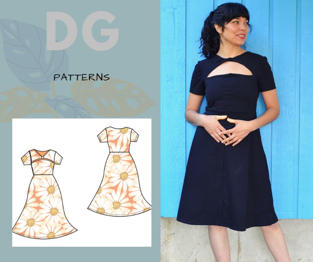 The Navea Dress PDF Sewing Pattern - Etsy