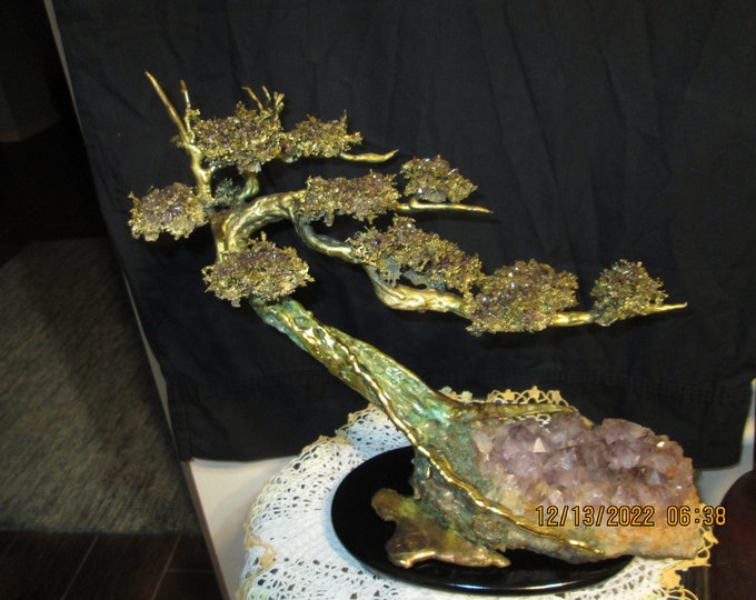 Martin Borja Gilt Bronze Tree Sculpture - Etsy