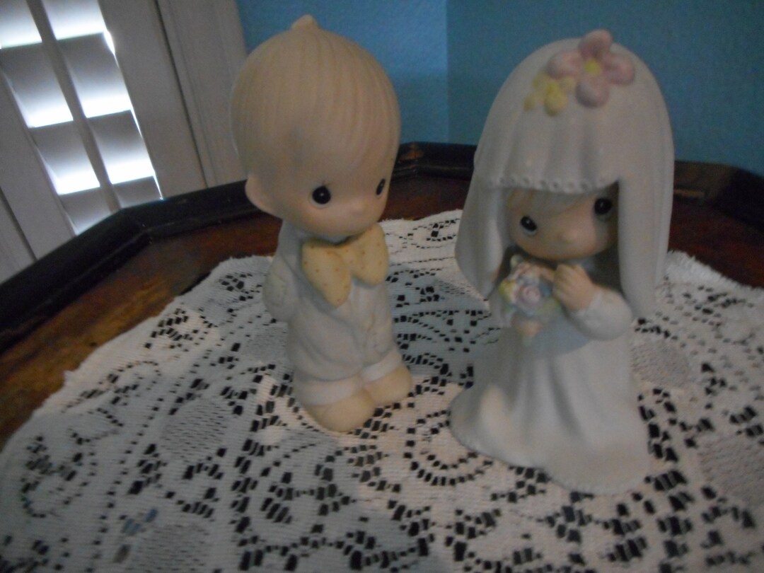 Precious Moments Bride and Groom - Etsy
