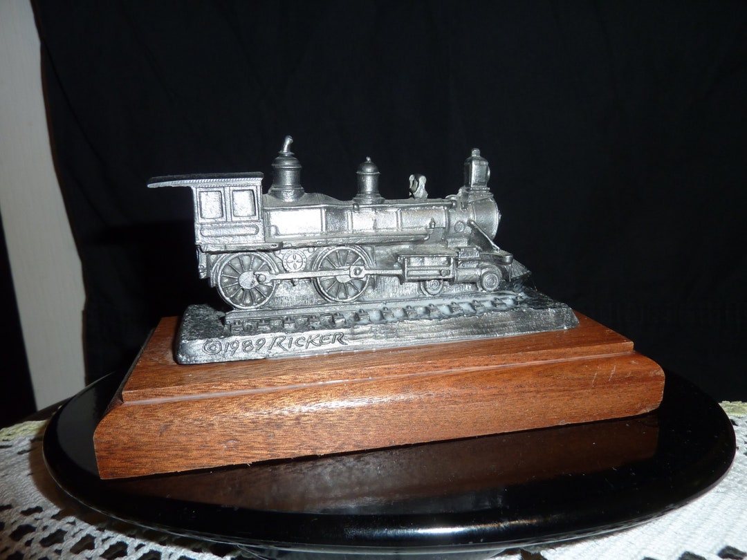 Michael Ricker Pewter Train - Etsy