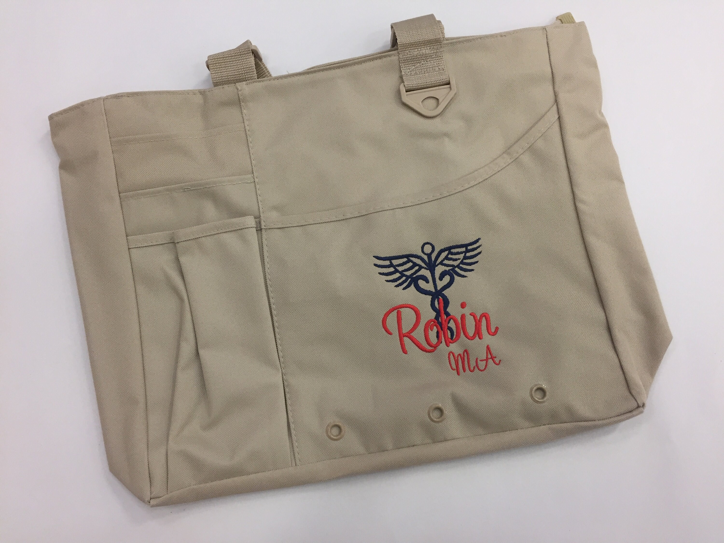 Custom Nurse Bag With Caduceus Nursing RN LPN CNA Tote Bag | Etsy