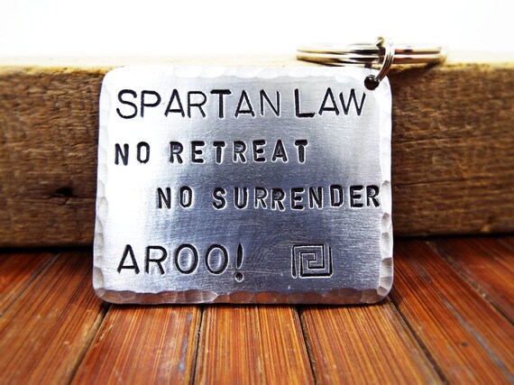 No Retreat No Surrender Spartan Law