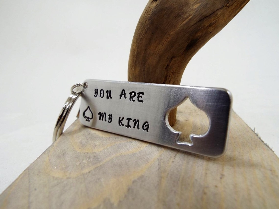 You Are My King Personalized Keychain FREE Shipping King | Etsy