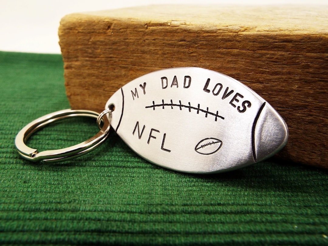 Personalized Football Keychain American Football Shape Aluminum ...