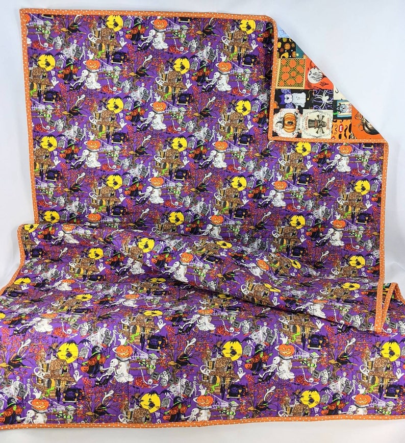 Halloween I Spy Quilt: Handmade Matching Game, 36" X 62" - Etsy